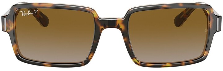 Ray-Ban Benji rectangular frame sunglasses - ShopStyle