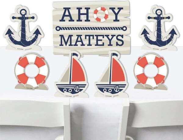 Big Dot of Happiness Ahoy - Nautical - Baby Shower or Birthday Party ...