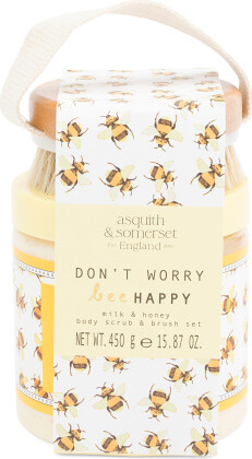 TJMAXX 15.87Oz Don't Worry Bee Happy Milk And Honey Body Scrub With Brush - ShopStyle