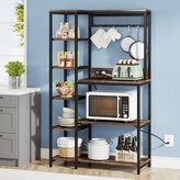 Rose 8-Tier Baker’s Rack with Power Outlets, Microwave Stand with ...