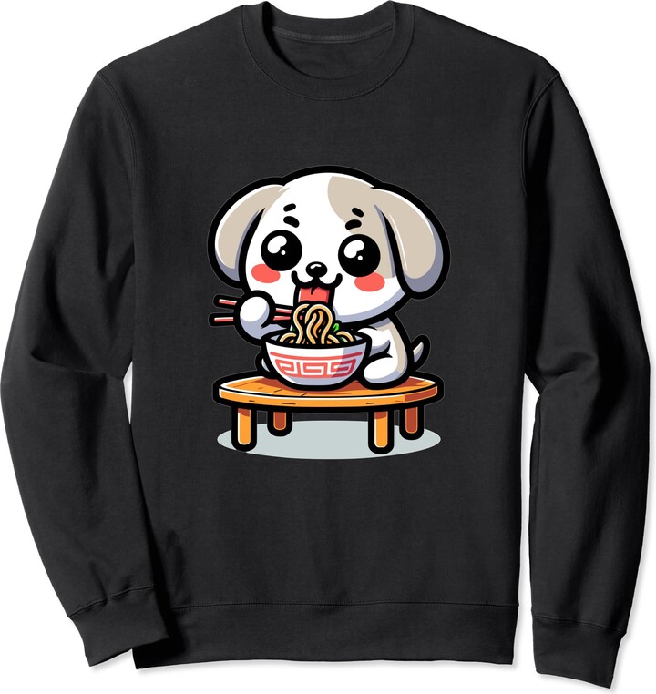 Cute Kawaii Chibi Animals Eating Ramen Co. Cute Japanese Kawaii Chibi ...