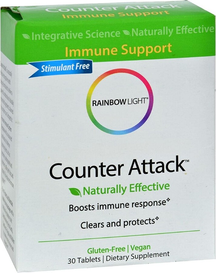 Rainbow Light Counter Attack, Adult Immune Support; Vitamin C, Zinc and ...