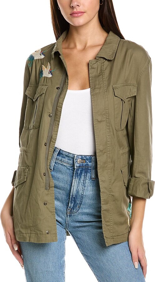 Johnny Was Hinga Military Jacket - ShopStyle