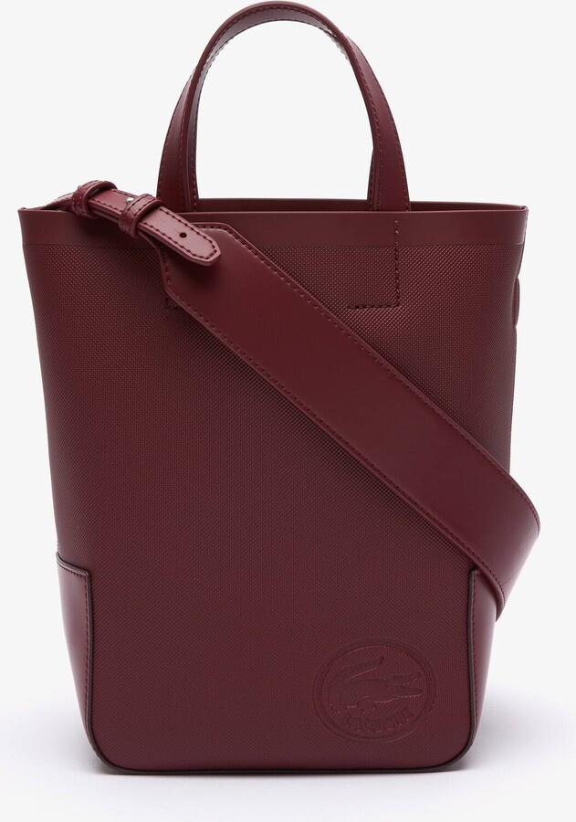 Lacoste Women's The Court Small Vertical Piqué Canvas Shopper Bag ...