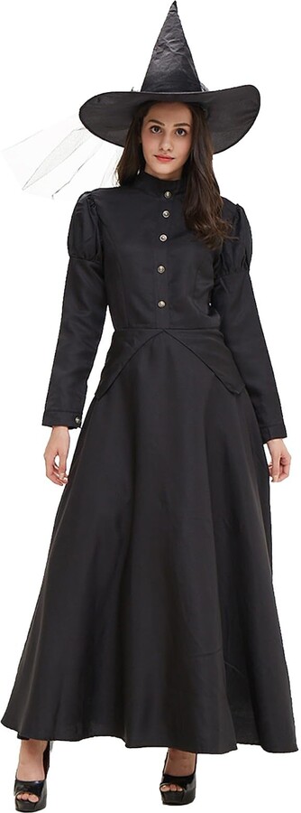 Generic Medieval Hat with Plume Dress Fashion Halloween Court Gown ...