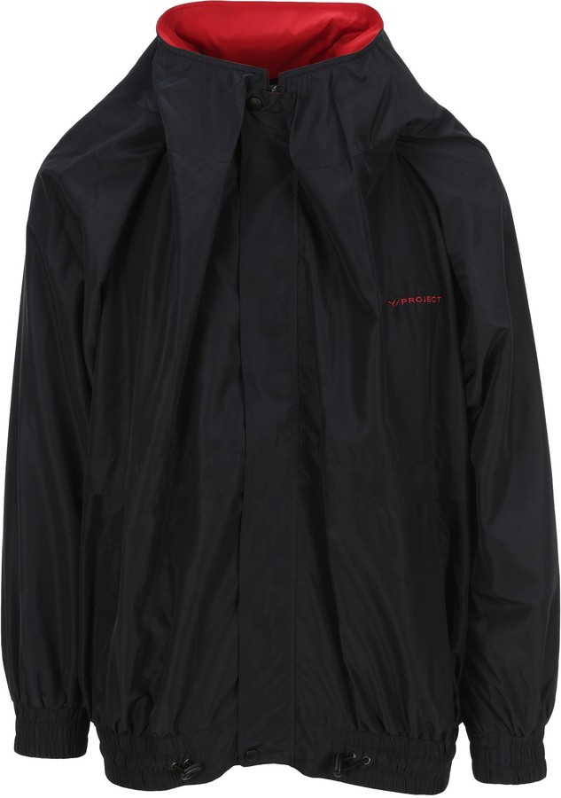 Y/Project Y / Project Logo Embroidered Oversize Track Jacket - ShopStyle