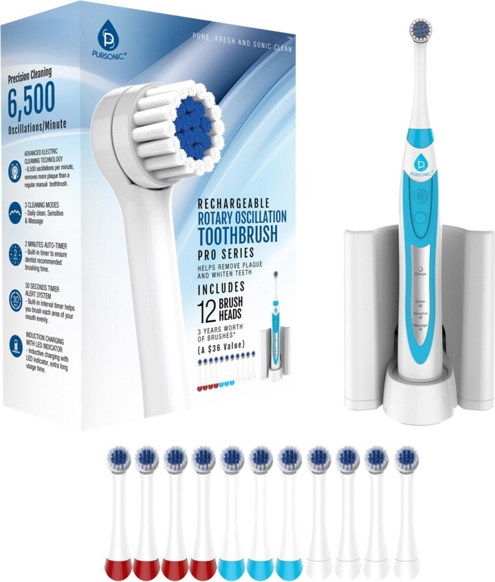 Pursonic Rechargeable Rotary Oscillation Toothbrush Pro Series - ShopStyle