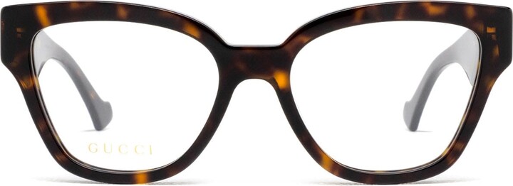 Gucci Eyewear Gg1424o Havana Glasses - ShopStyle Eyeglasses