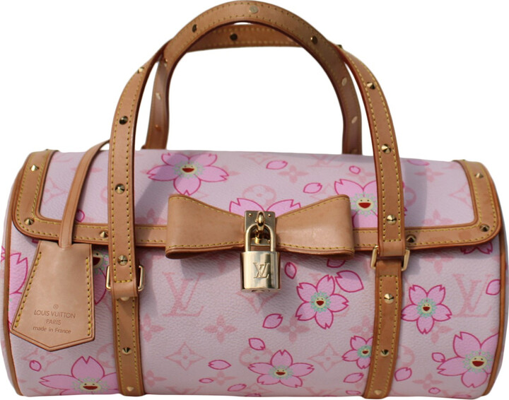 Louis Vuitton Papillon leather handbag - ShopStyle Tote Bags