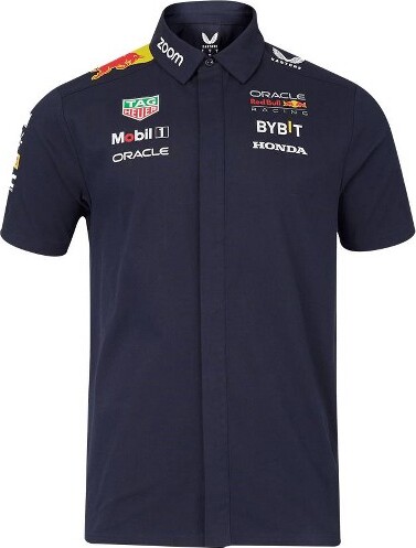Red Bull Racing F1 Men's 2024 Team Button Down Shirt (XL) - ShopStyle
