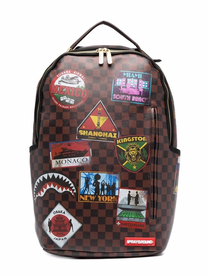 Sprayground Kid Travel patch backpack - ShopStyle Boys' Bags