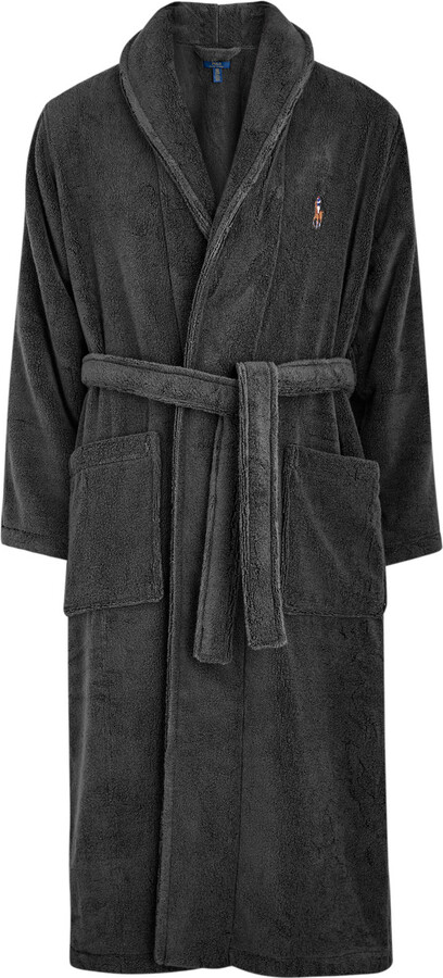 Polo Ralph Lauren Logo-embroidered Cotton-terry Robe - ShopStyle