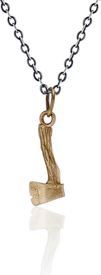 Cartography Men's Gold / Silver Axe And Chain - ShopStyle Jewellery