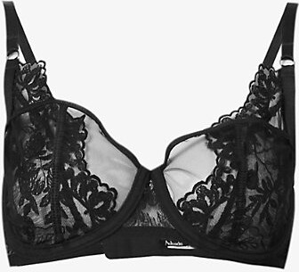 Aubade Womens Attraction After Midnight Balconette Half-cup Stretch ...