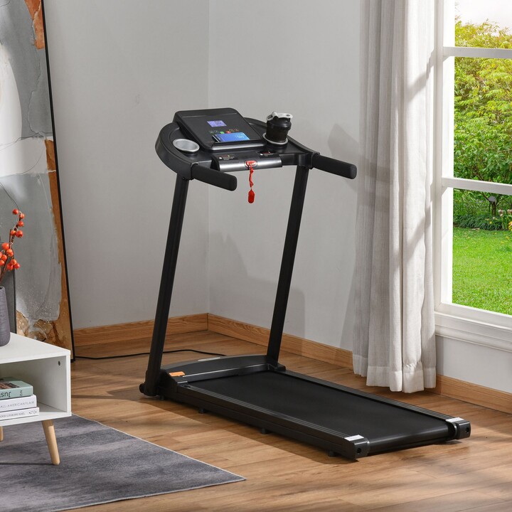 HOMCOM Treadmill 1.5HP Electric Motorised Running Machine w/ LED ...