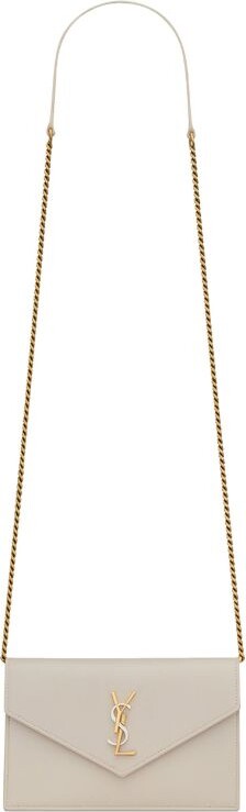 Saint Laurent Cassandre Envelope Chain Wallet - ShopStyle