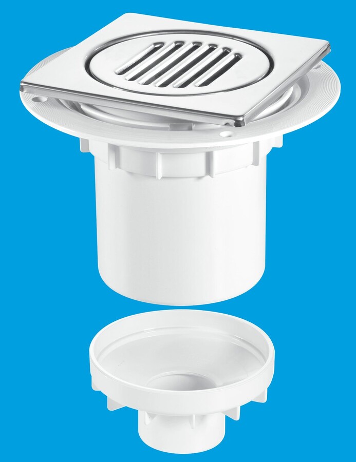 McAlpine TSG2-T150SS 75mm Water Seal Gully with Vertical Outlet for ...