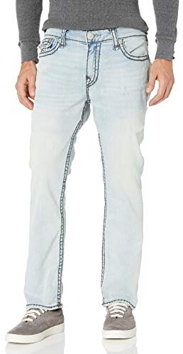 True Religion Men's Ricky Super T Straight Leg Jean with Back Flap ...