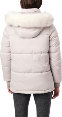 Bernardo Faux Fur-Trimmed Puffer Coat - ShopStyle