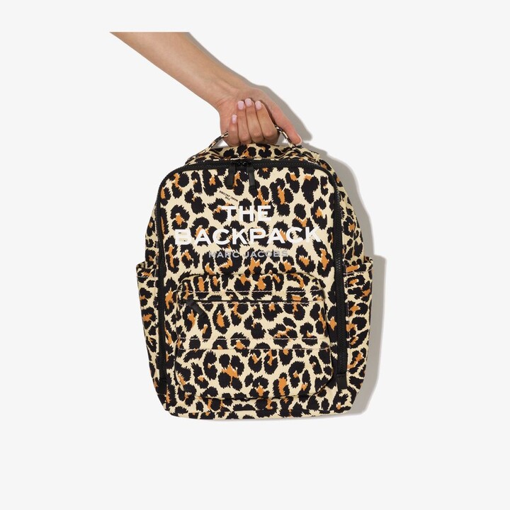 Marc Jacobs Neutral, Brown And Black The Leopard Backpack - Women's ...