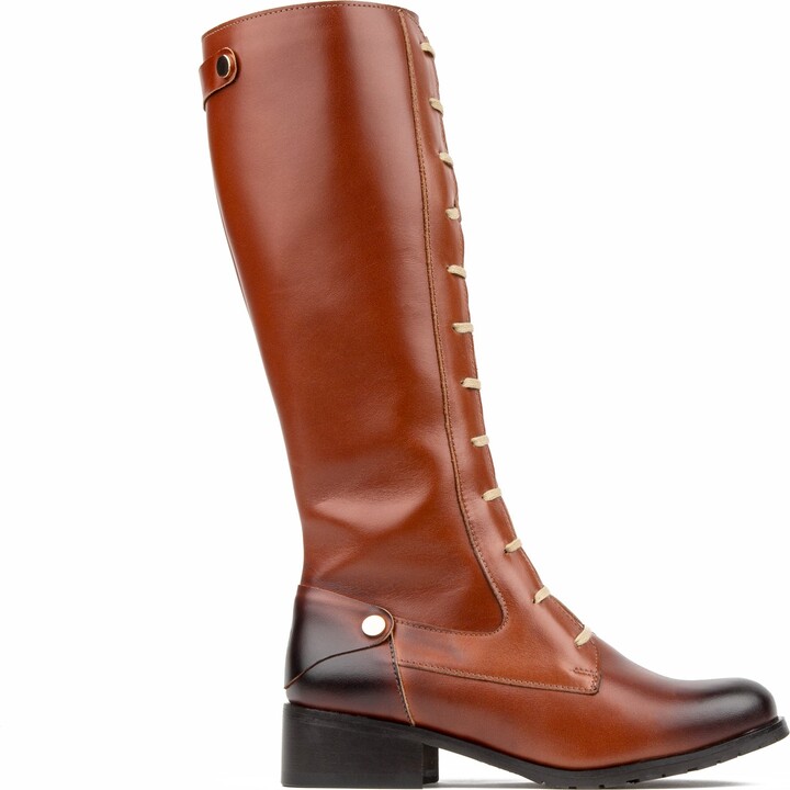 Embassy London USA - Dinah Long - Brown - Womens Tall Boots - ShopStyle