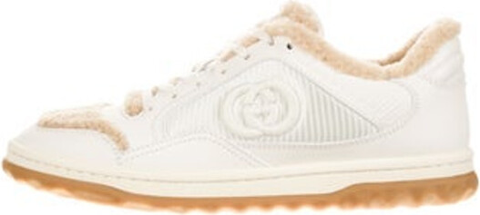 Gucci Interlocking G Logo Leather Sneakers - ShopStyle