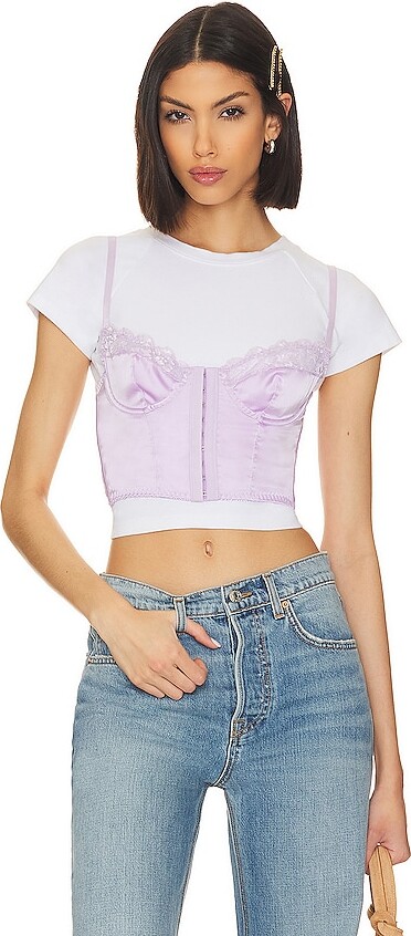 KAT THE LABEL Bowie Bustier - ShopStyle Camis