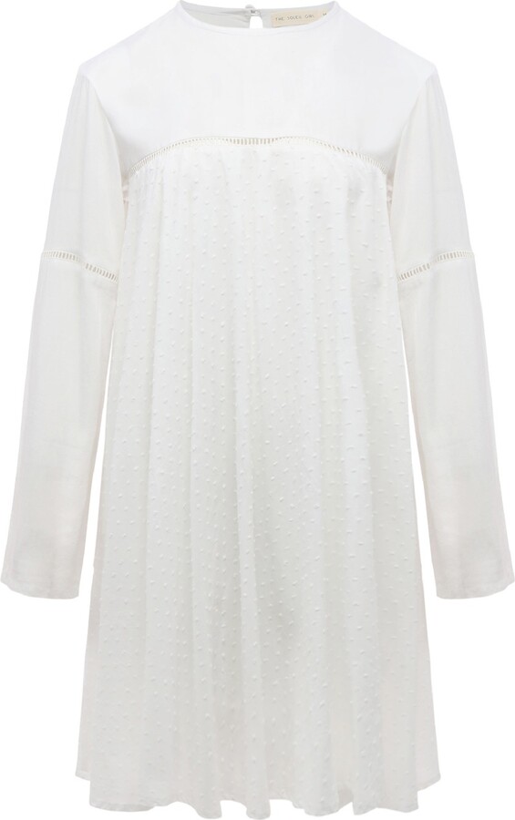 The Soleil Girl - Emily Eyelet Flare Dress - ShopStyle