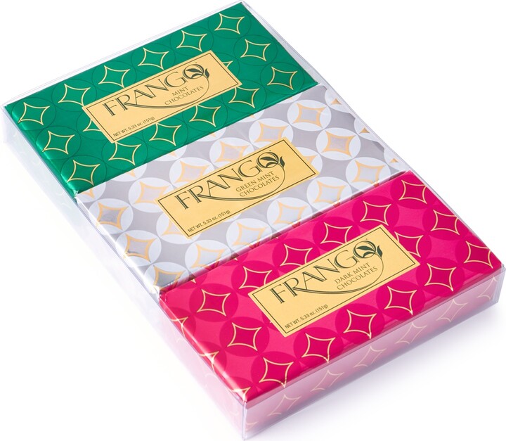 Frango Chocolates 1/3 Lb Wrapped Milk Chocolate, Dark Chocolate, Green ...