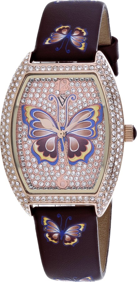 Christian Van Sant Women's Papillon Gold Dial Watch - ShopStyle