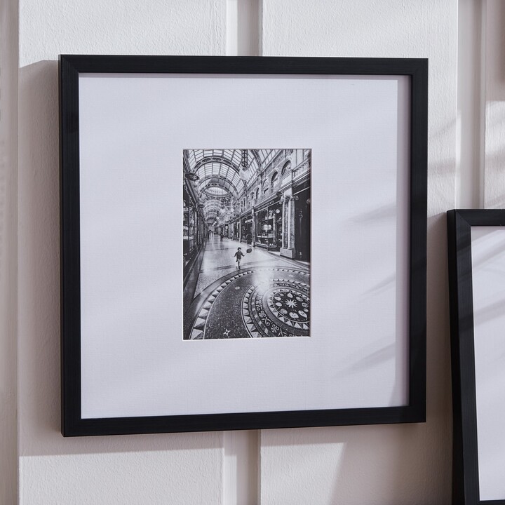 Dunelm Black Oversized Mount Frame 7" x 5" (18cm x 13cm) Black - ShopStyle