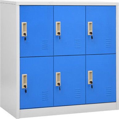 Inbox Zero Locker Cabinet - 35.4X17.7X36.4 Steel Storage Unit ...