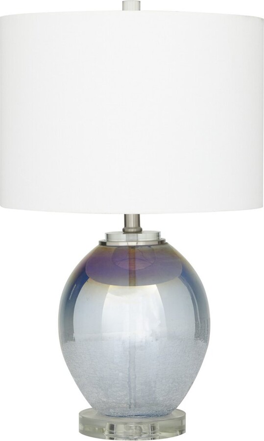 Peyton Lane Modern Glass Clear Table Lamp - ShopStyle