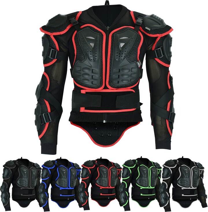VASTER Men’s Motorcycle Body Armor Safety Protective Spine Protector ...