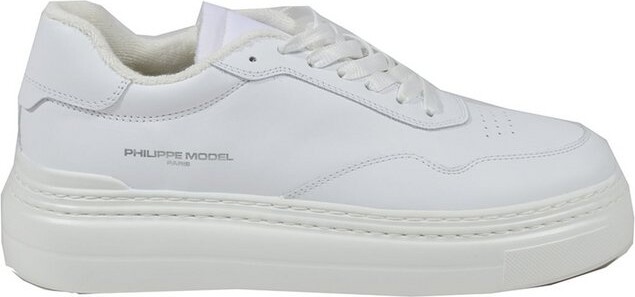 Philippe Model Logo Printed Low-Top Sneakers - ShopStyle