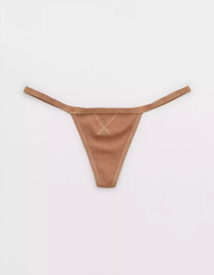 aerie Cotton Ultra Low Rise String Thong Underwear - ShopStyle