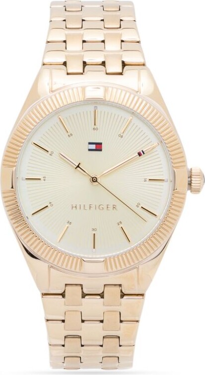 Tommy Hilfiger Fluted-Bezel Quartz 32mm - ShopStyle Watches