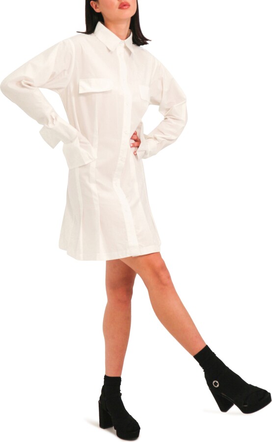 Absence of Colour Nissa Cotton Button-Up Shirtdress - ShopStyle Day Dresses