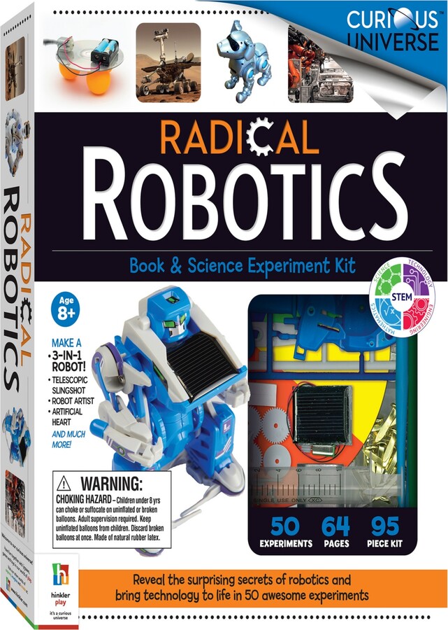 Curious Universe Radical Robotics Science Kit 50 Science Experiments ...