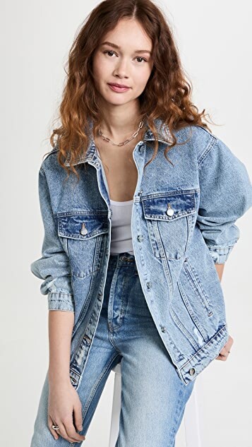 Anine Bing Rory Denim Jacket - ShopStyle