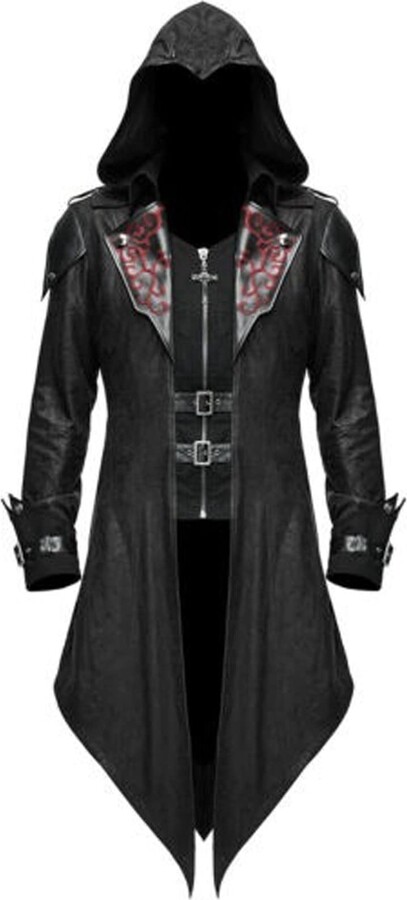 MILAX Men's Vintage Coat Jacket Vampire Uniform Cosplay Costumes Uk ...