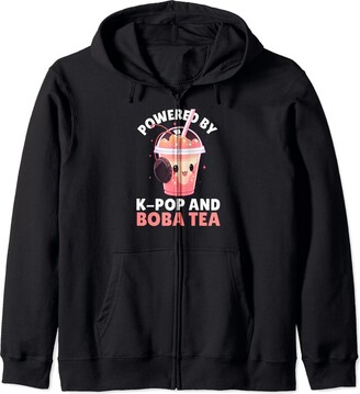 Kawaii Boba Drink Bubble Tea Lover Powered By K-Pop And Bubble Tea Boba ...
