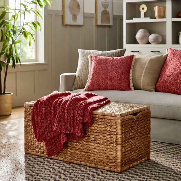Threshold designed w/Studio McGee Natural Woven Storage Bench ...