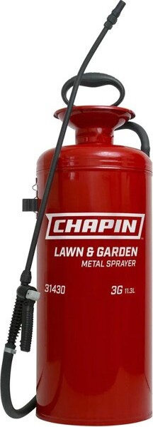 Chapin 3-Gallon Tri-Poxy Steel Tank Handheld Liquid Sprayer for Lawn ...