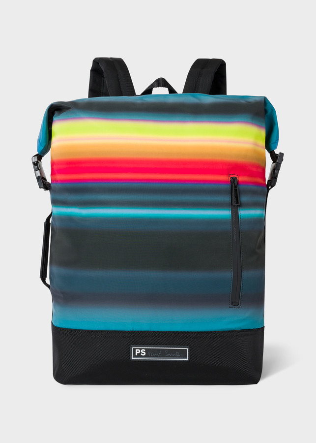 Men's 'Horizon' Stripe Zip Top Backpack - ShopStyle