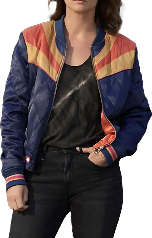 Style-icon Rising Sun Jacket Women | Stumptown Rock Navy Blue Quilted ...