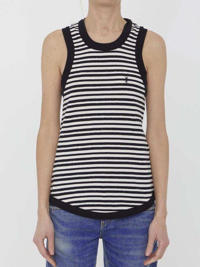 Saint Laurent Cassandre top - ShopStyle