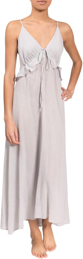 Everyday Ritual Ruffle Empire Waist Nightgown - ShopStyle
