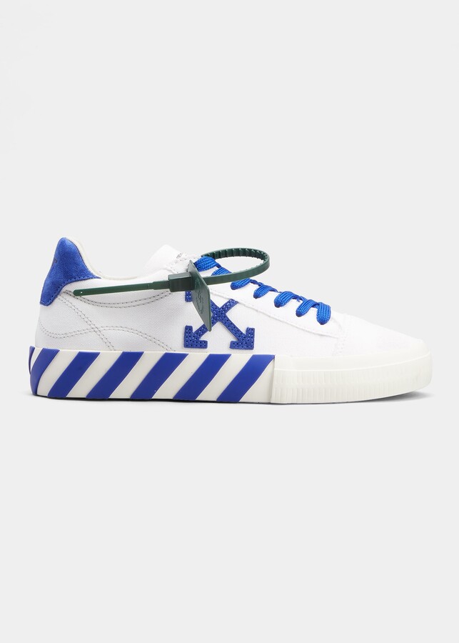 Off-White Vulcanized Canvas Low-Top Sneakers - ShopStyle