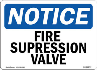 SignMission Fire Tank Water Level Valve Sign - ShopStyle Desks